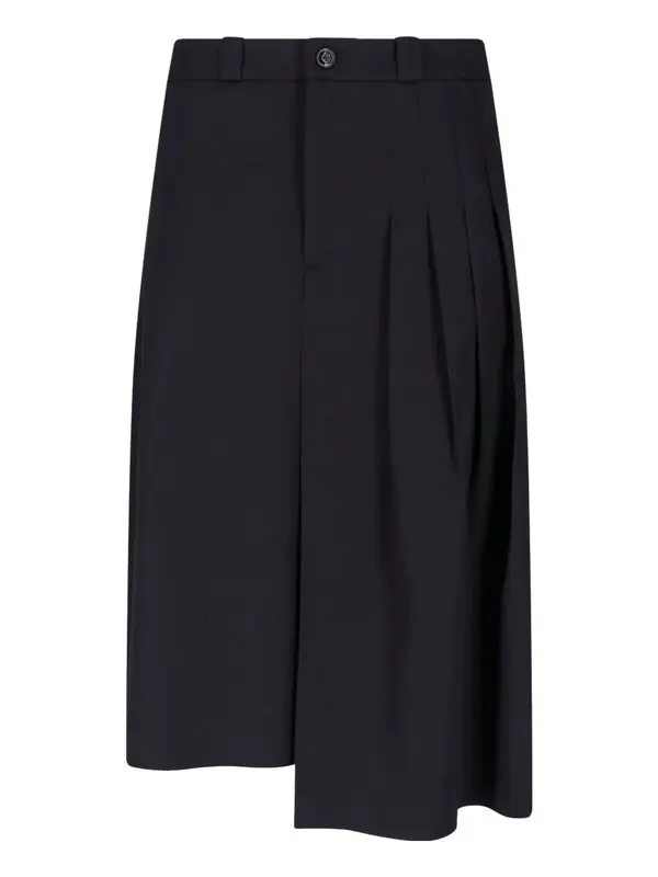 Our Legacy Virgin Wool Gabardine Skirt - Black
