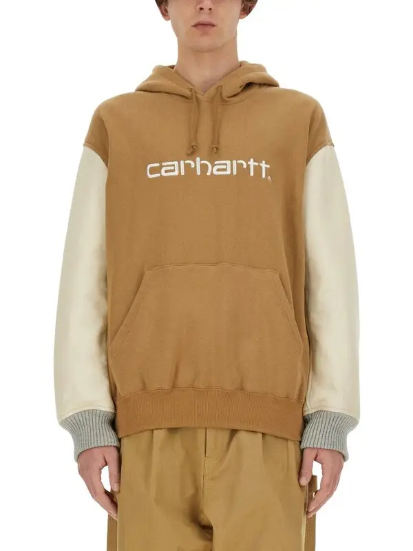 Junya Watanabe Eye Logo Print Sweatshirt - Beige