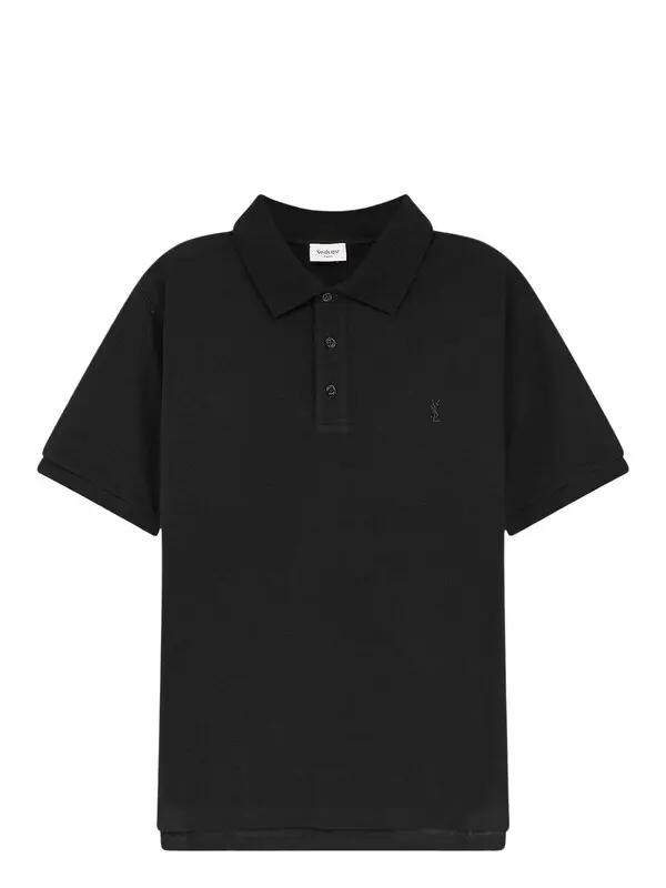 Saint Laurent 100% Cotton T-shirt - Black