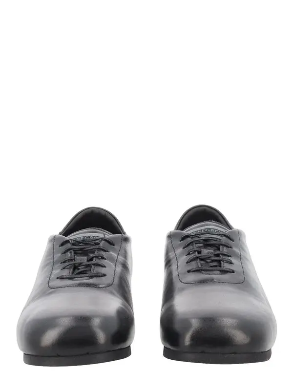 Our Legacy Satin Bovine Leather Flats - Black
