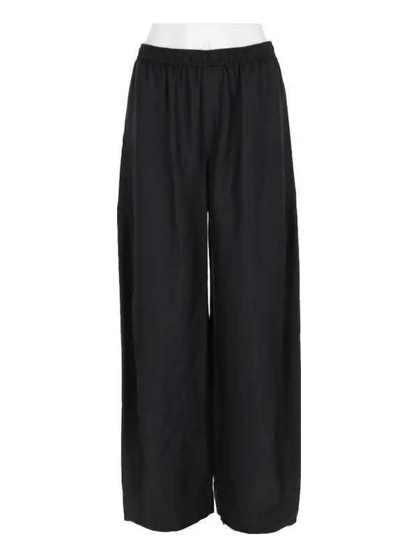 Alexander Wang Silk Trousers - Black