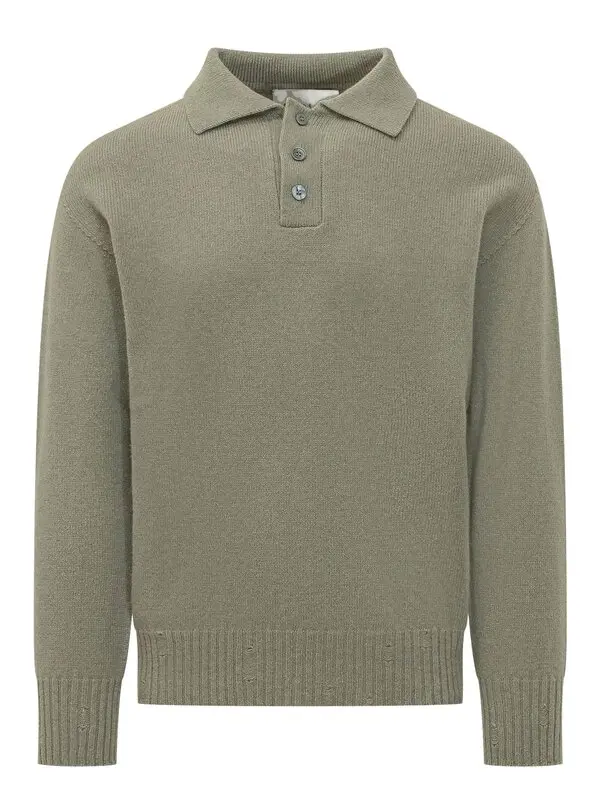 AMARANTO Polo Shirt - Salvia