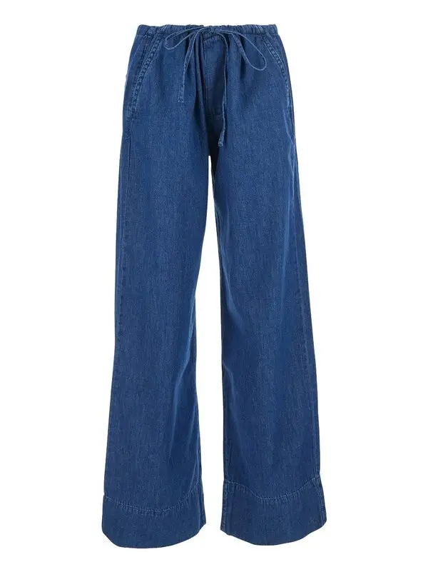 ICON DENIM LOS ANGELES 100% Cotton Denim Jeans - Blu