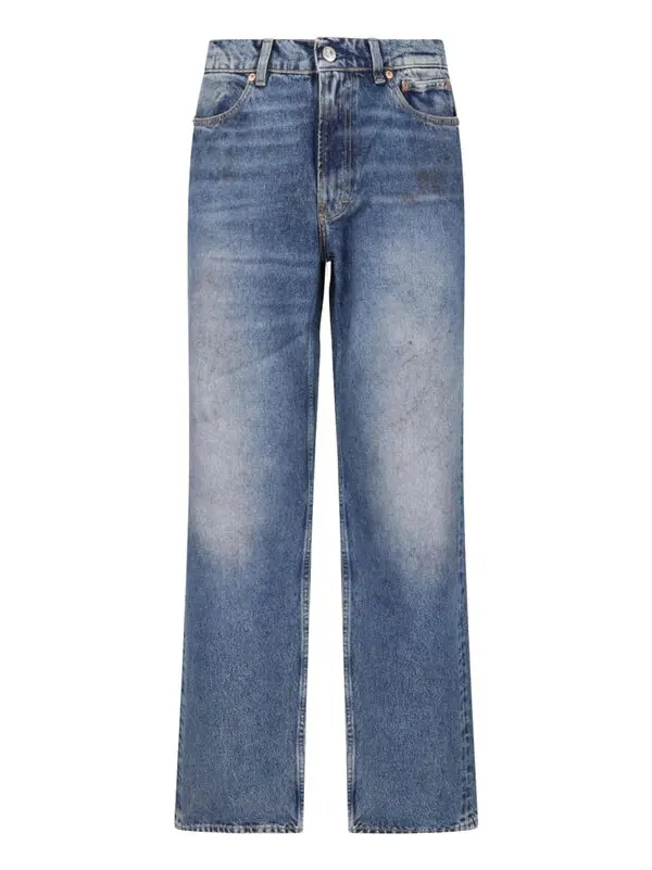 Our Legacy Washed Wide-leg Jeans - Blue