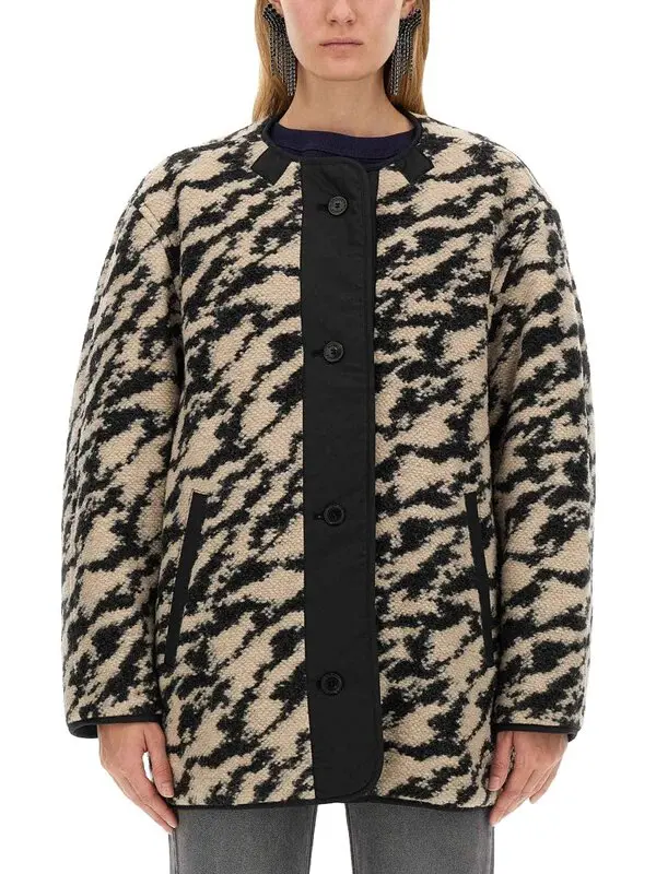 MARANT ETOILE Fernelia Reversible Wool-blend Jacket - Multicolour