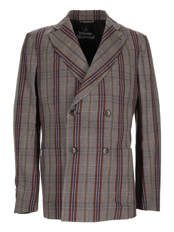 VIVIENNE WESTWOOD Statement Multi-texture Jacket - Multicolour