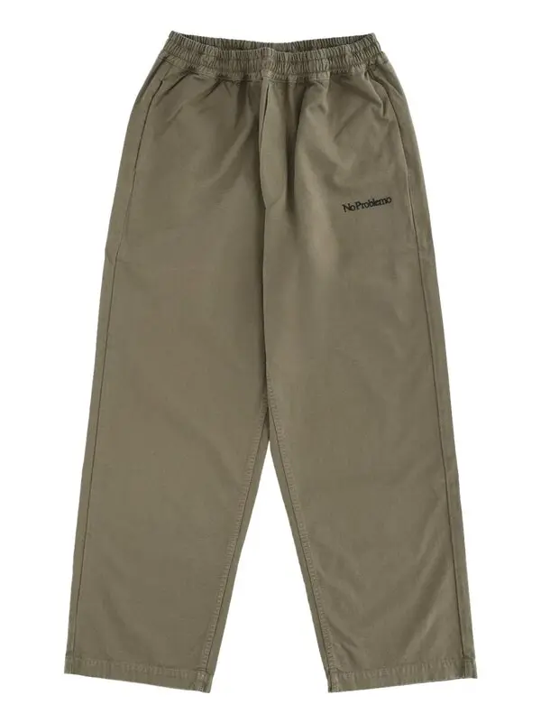 NO PROBLEMO Cotton Jogger Pants - Green