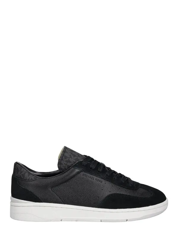 Michael Kors Suede Leather Low-top Sneakers - Black