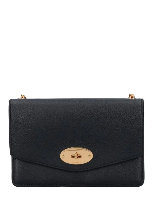 Mulberry Bovine Leather Small Shoulder Bag - Black