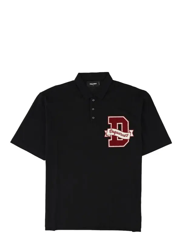 Dsquared2 Cotton T-shirt Made In Italy - Black