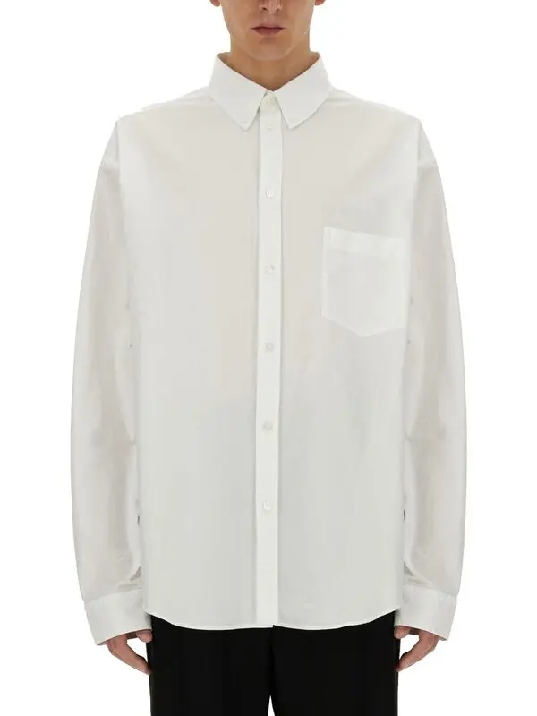 Balenciaga Political Stencil Large Fit Shirt - White