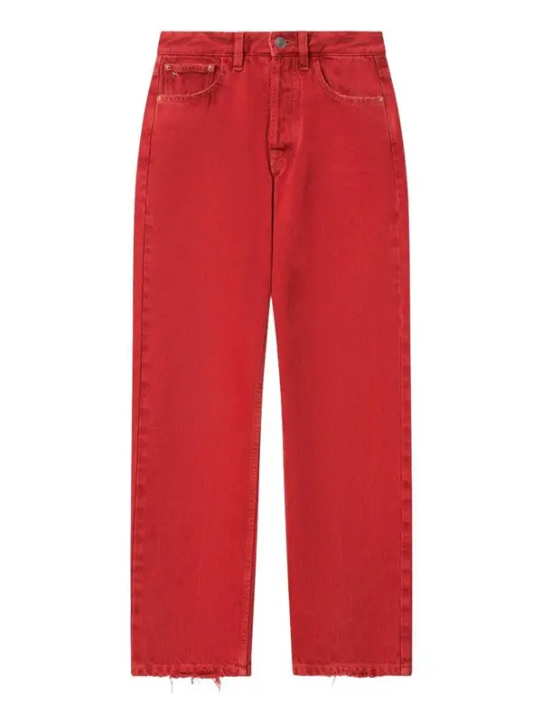 Isabel Marant Étoile Jeans With Belt Loops - Red
