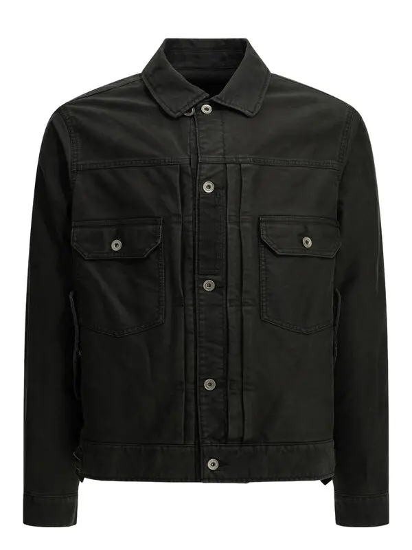 Sacai Long-sleeve Casual Jacket - Black