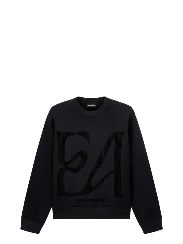 Emporio Armani Crew-neck Sweatshirt - Black