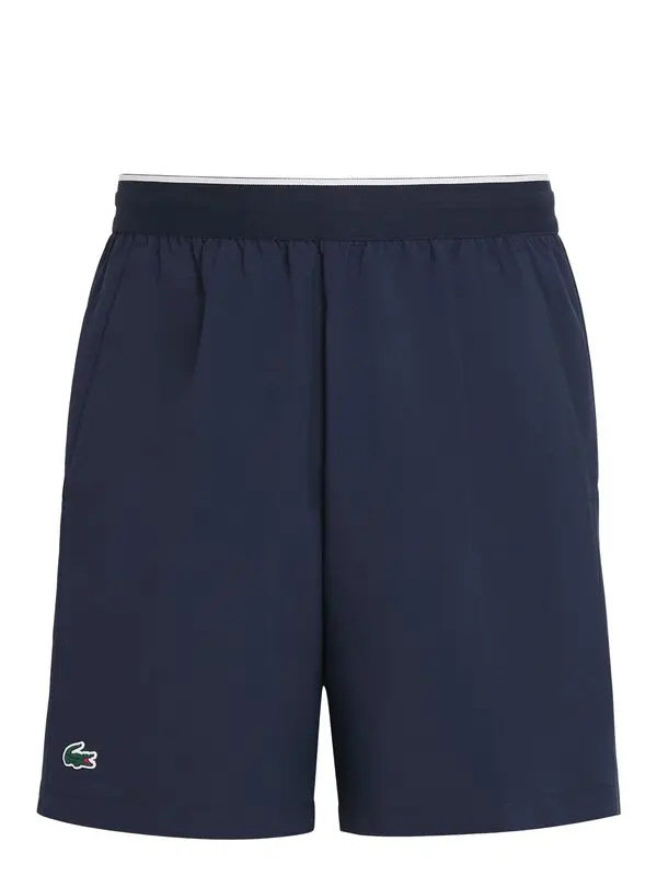 Lacoste Stretch Taffeta Ultra Dry Tennis Shorts - Navy