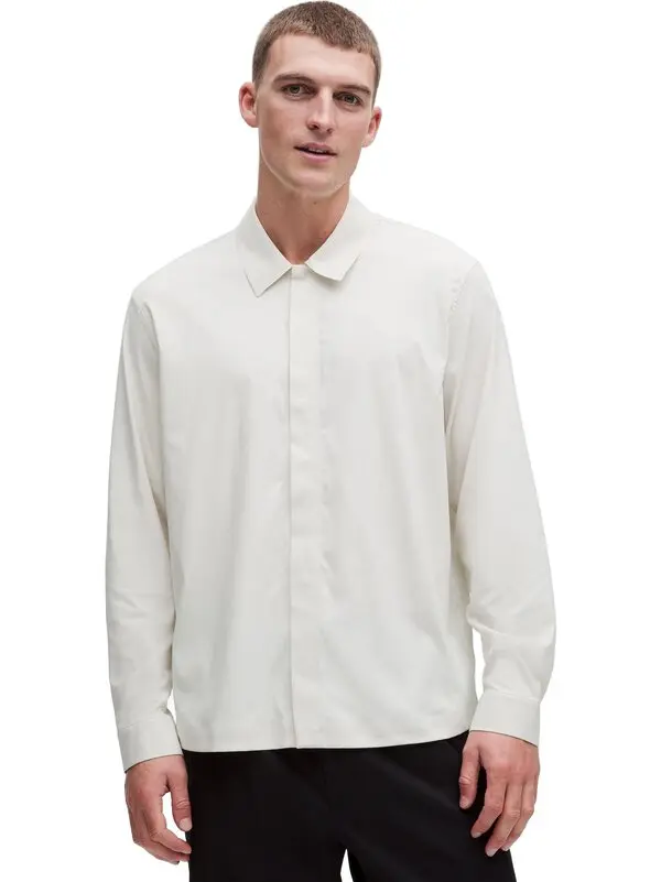 Lululemon Swift Twill Long-sleeve Shirt - Light Ivory