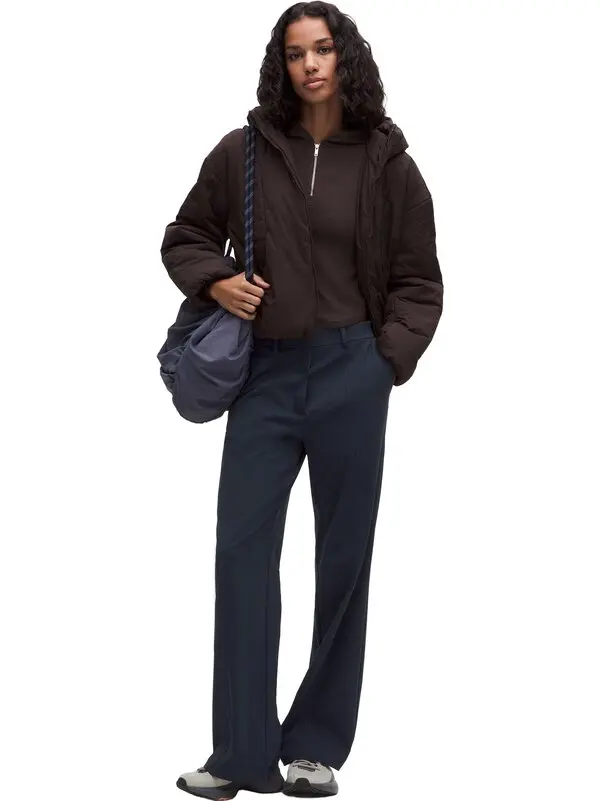 Lululemon Daydrift Mid-rise Stacked-leg Trouser - True Navy