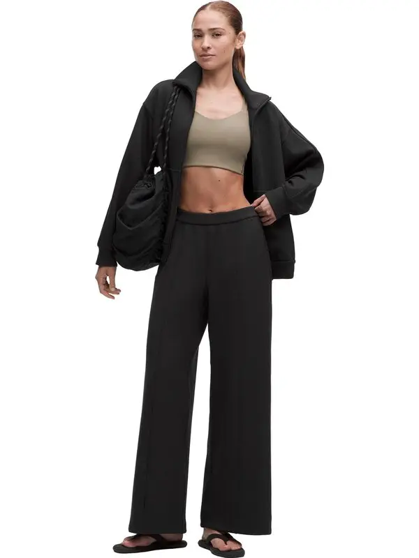 Lululemon Smooth Spacer High-rise Wide-leg Pant - Black