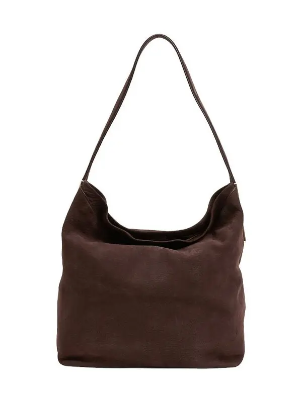 Simkhai Wynne Large Nubuck Leather Bucket Bag - Marrone