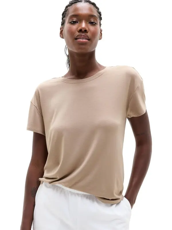 Athleta Move With Ease Tee - Savanna