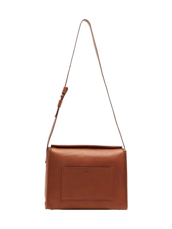 Écotorie Eleanor Leather Crossbody Bag - Cognac