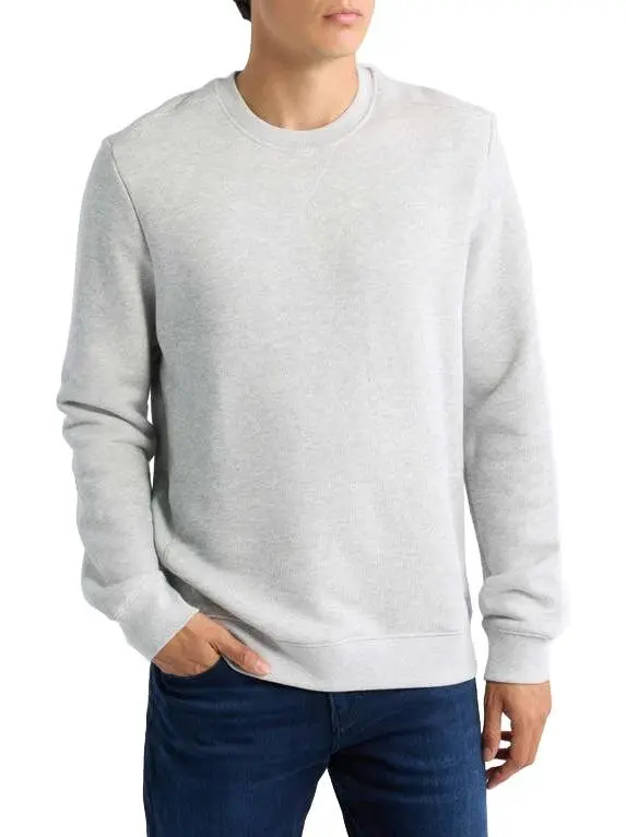 MAVI Crewneck Cotton Sweatshirt - Grey Melange