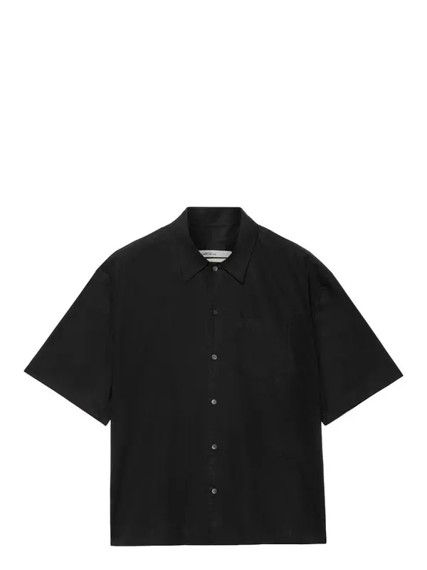 ALLSAINTS Maddox Oversized Cotton-poplin Shirt - Black