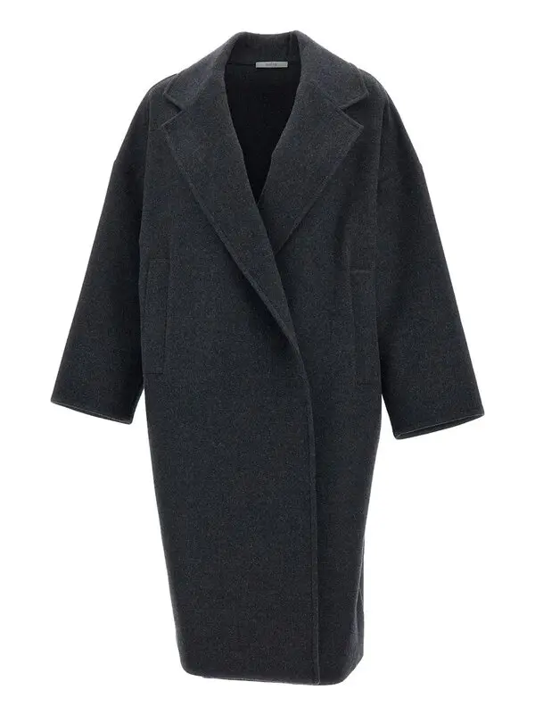 Dusan Cappotto Oversize In Lana - Grey