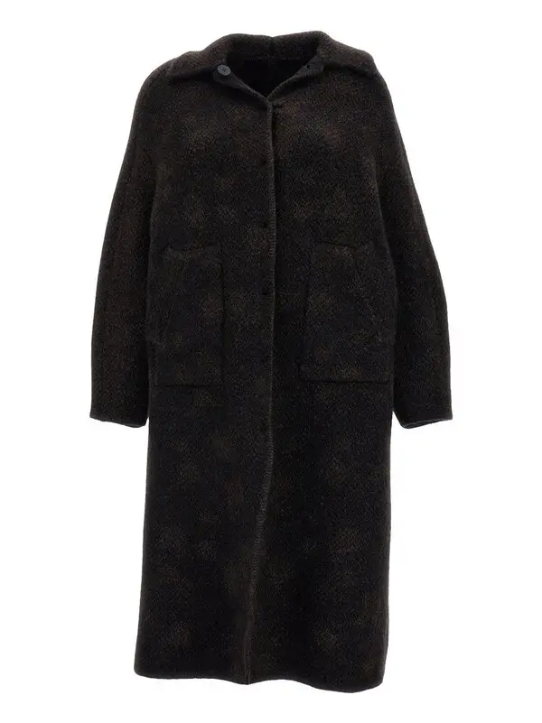 BOBOUTIC Cappotto In Maglia Reversibile - Multicolore