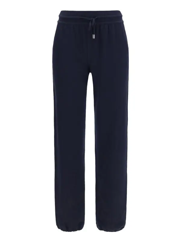 Loro Piana Cashmere Drawstring Pants - Blue