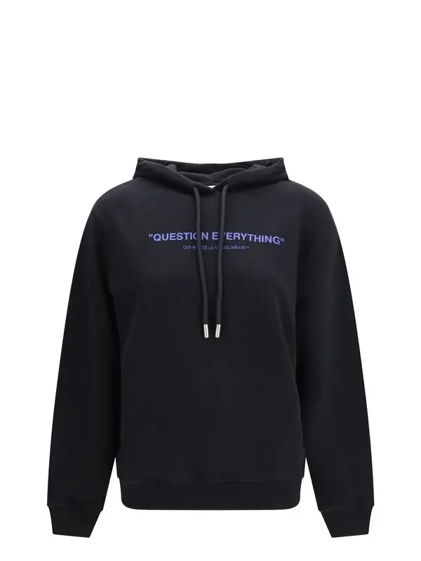 Off-White Question Everything Hoodie - Black