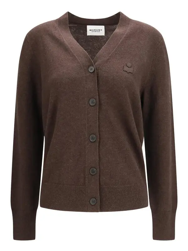 MARANT ETOILE Karina Cardigan - Brown