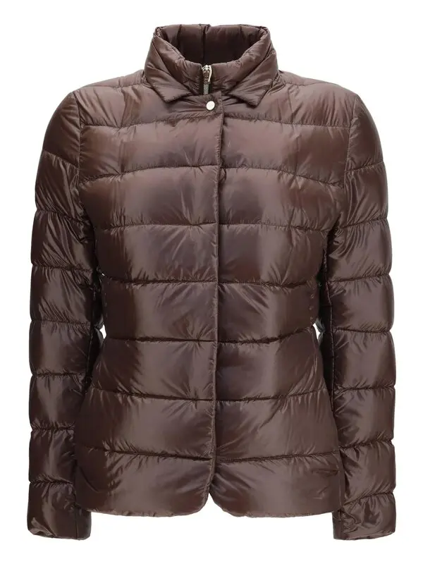 Herno High-neck Padded Jacket - Brown