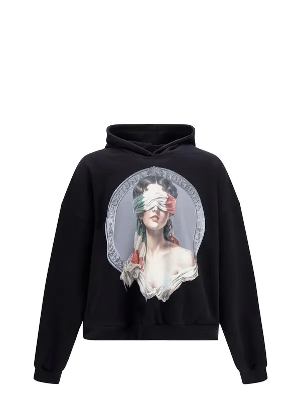 PDF CHANNEL Mi Fortuna Overized Hoodie - Black