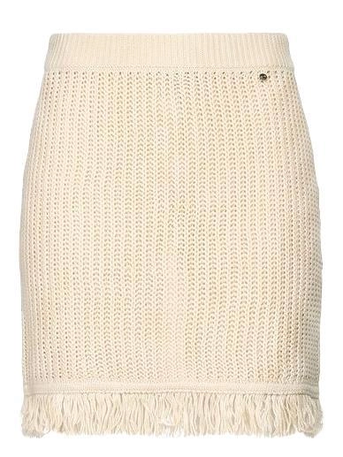Liu Jo Mini Skirt Size Cotton - Ivory