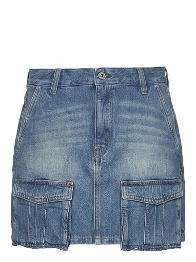 Karl Lagerfeld Denim Skirt Size Cotton - Blue