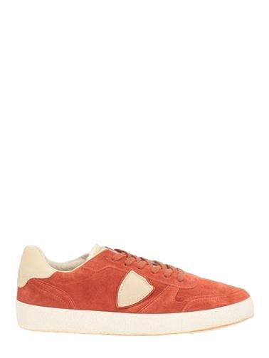 Philippe Model Sneakers Size Leather, Textile Fibers - Red