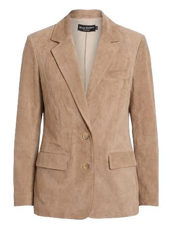 STREET LEATHERS Blazer Dark Size Leather - Beige