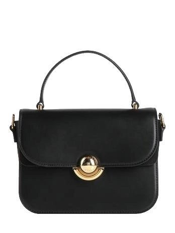Furla Handbag Taupe Leather - Black