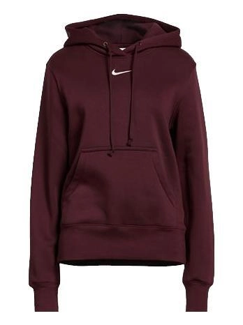 Nike Sweatshirt Burgundy Size Cotton, Polyester - Red
