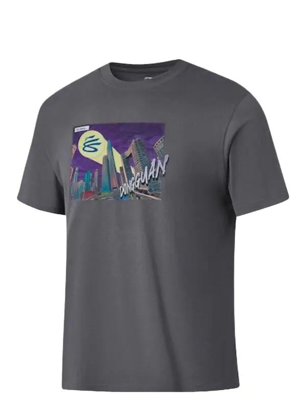 LI-NING X Curry China Tour City Dongguan T-shirt - Grey