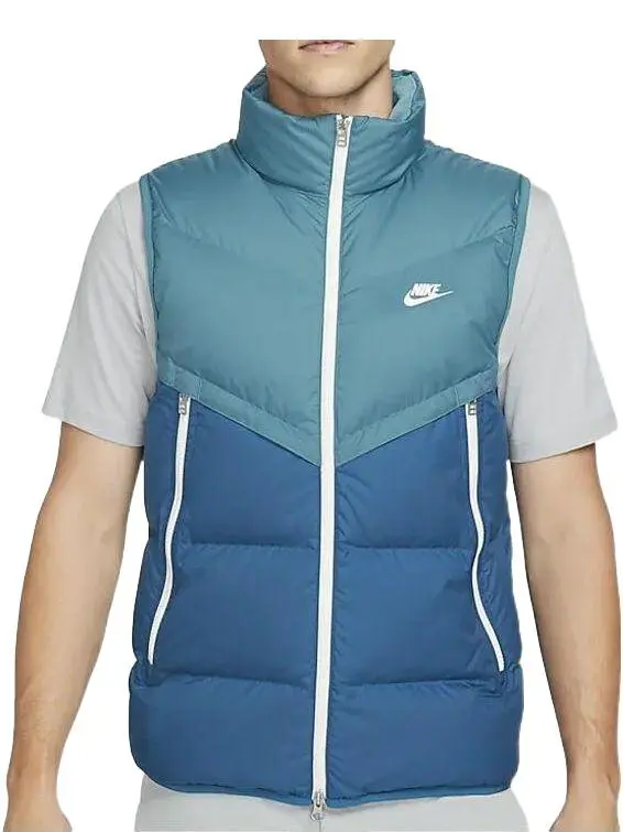 Nike Storm-fit Sleeveless Puffer Windproof Vest - Blue