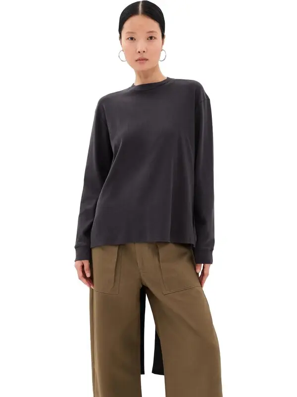 DARKPARK Ally Tail Tee - Dark Plum