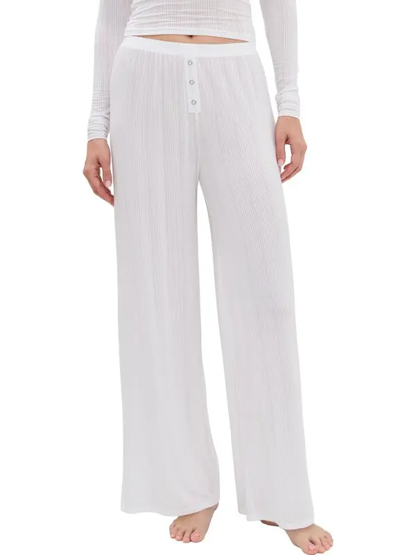 NEGATIVE Whipped Track Pants - White