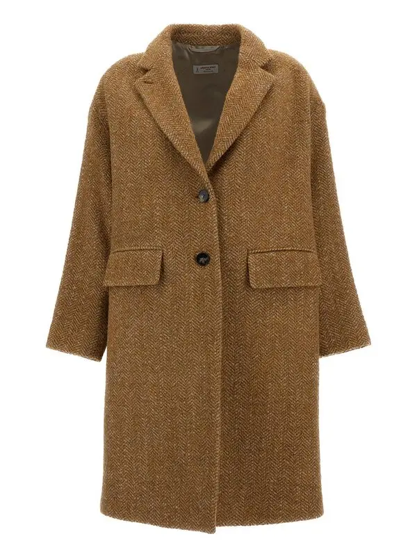 Alberto Biani Cappotto - Marrone