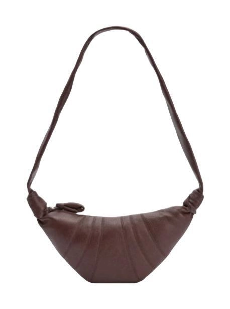 LEMAIRE Croissant Knot-detailed Shoulder Bag - Brown