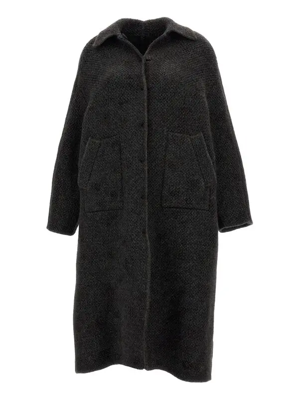 BOBOUTIC Cappotto In Maglia Reversibile - Multicolore
