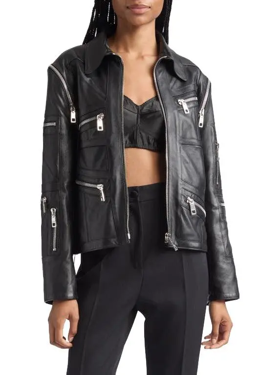 Dolce & Gabbana Nappa Leather Jacket - Nero