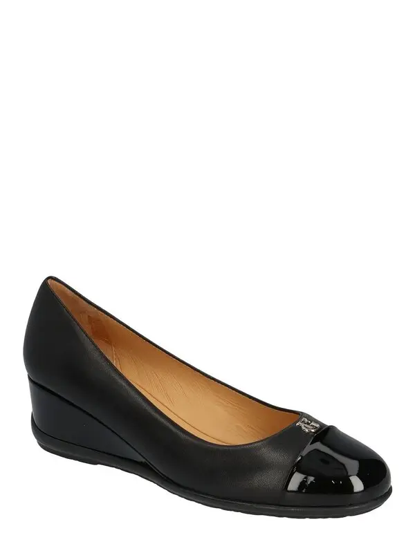 GIOVANNI FABIANI Wedge Pump - Black/black