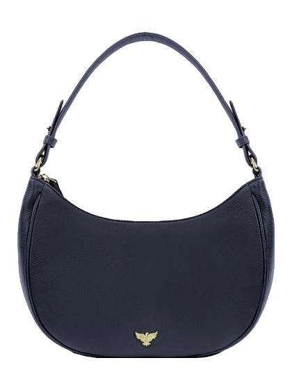 APATCHY LONDON The Lucy Leather Bag - Navy
